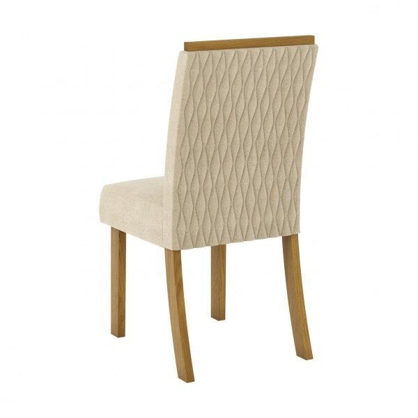 Conjunto Sala de Jantar Mesa e 6 Cadeiras Janice Henn | MadeiraMadeira