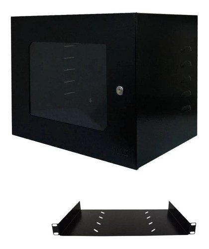 Mini Rack Parede Servidor 8u Padrão 19 E Bandeja 250mm | MadeiraMadeira