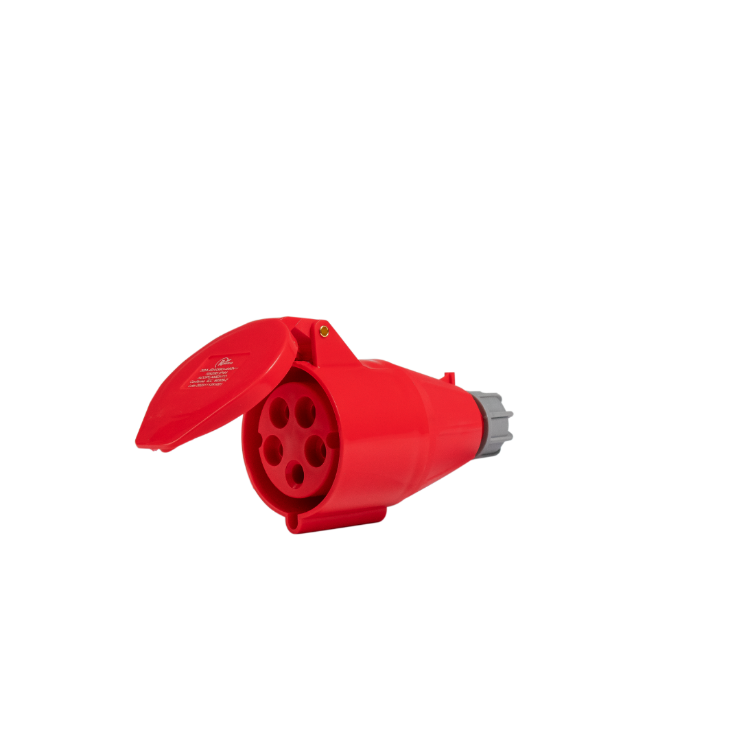 Acoplamento Móvel Industrial 3p+n+t 32a 6h 380v Vermelho | MadeiraMadeira