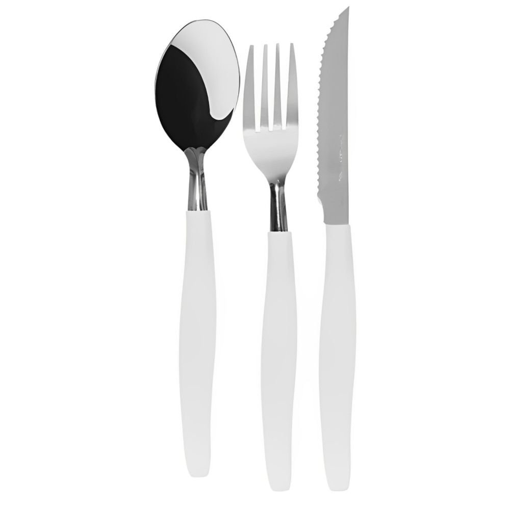 Conjunto Talheres de Inox 12 Peças N246351-9 Branco - Pero | MadeiraMadeira