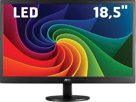 Monitor Hp 18,5 Led V19b Vesa Vga 2xm32aa#ac4 Aoc | MadeiraMadeira