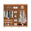 Guarda Roupa Casal Antonella 5 Portas 2 Gavetas Freijo/off White - Pnr ...
