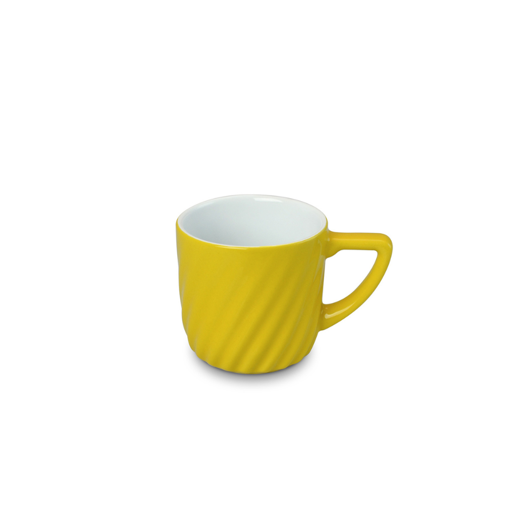 Caneca Twist Classic 150ml Amarela Ceraflame Gourmet | MadeiraMadeira