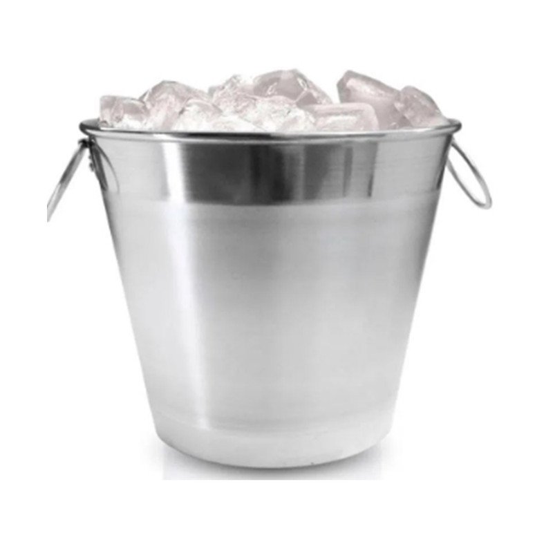 Balde de Gelo em Alumínio 1,5 Litros manter bebidas gelada | MadeiraMadeira