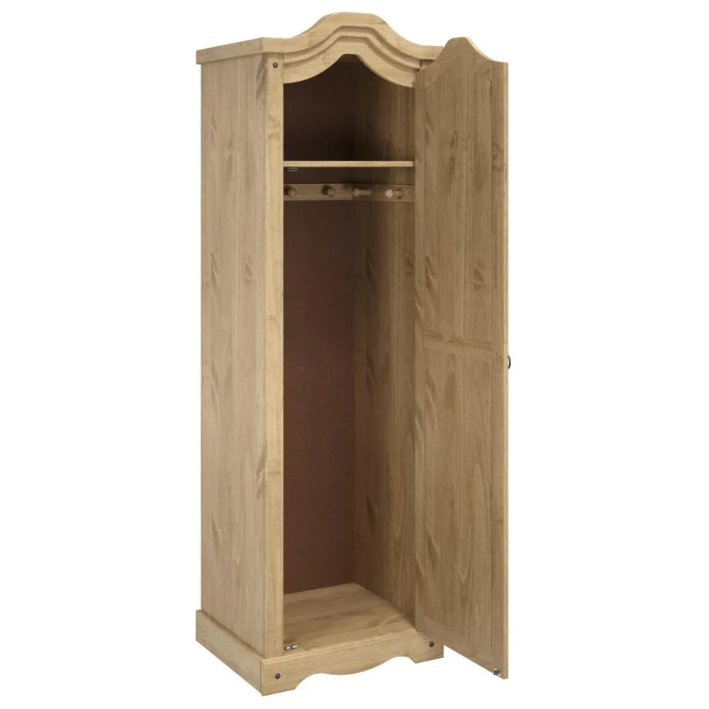 Armário Hall em Madeira Maciça Marrom Antique | MadeiraMadeira