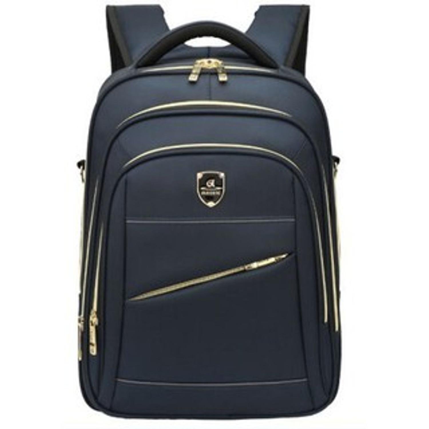 Mochila Feminina Masculina Impermeável com alça lateral Laptop Trabalho ...