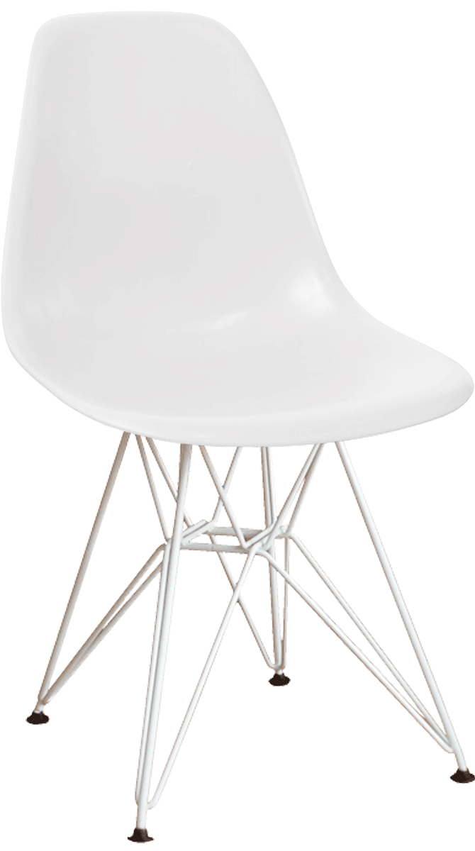 Cadeira Eames Dsr Polipropileno Base Eiffel Pintada Epoxi Diversas ...