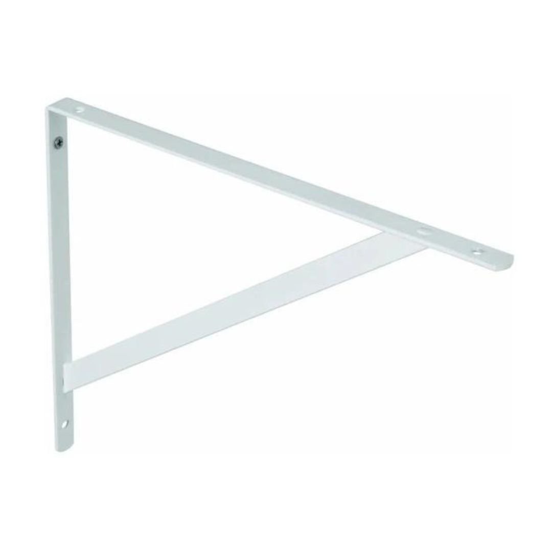 SUPORTE MAO FRANCESA 40CM BRANCO REFORCADA DICARLO FE0032 | MadeiraMadeira