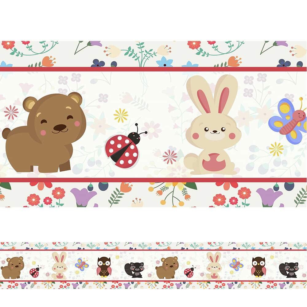 Faixa Infantil Animais da Floresta Meninas- Kit 2 unidades | MadeiraMadeira
