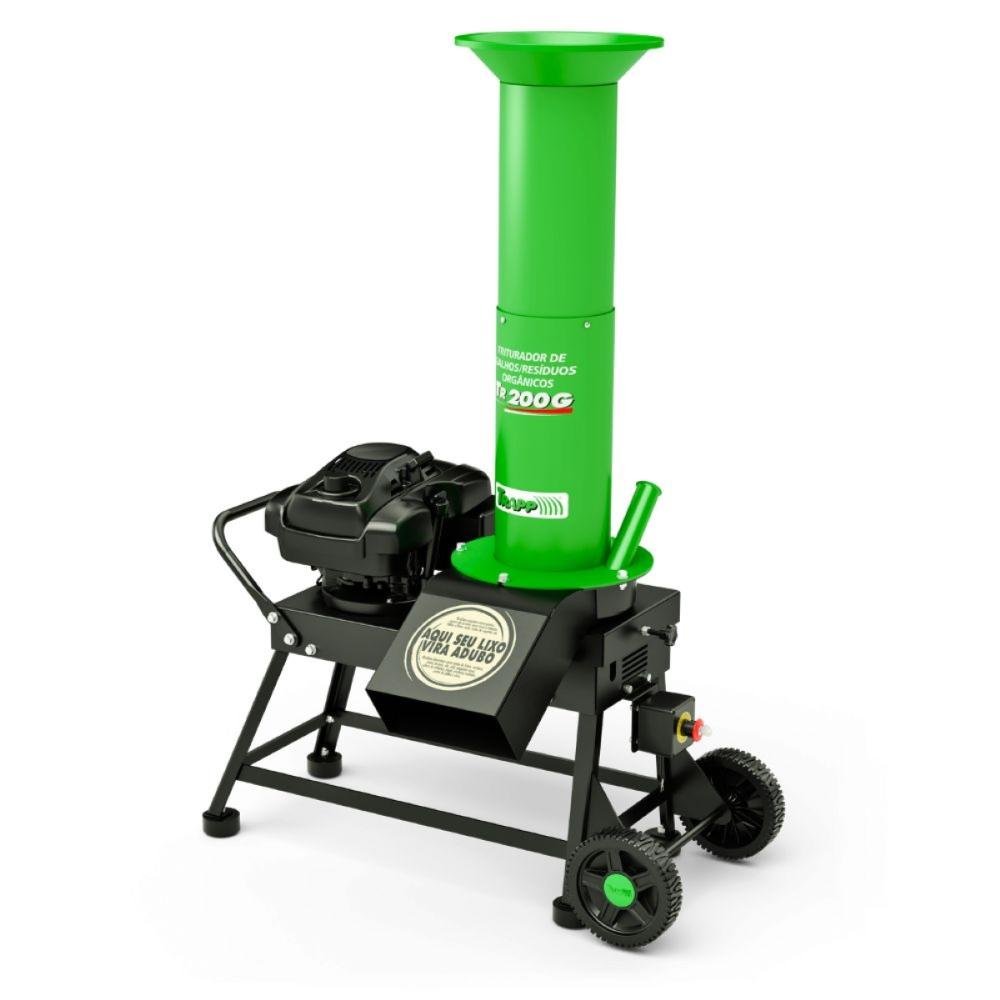 Triturador 6,5hp Motor Gasolina Tr 200g Nr 12 Trapp | MadeiraMadeira