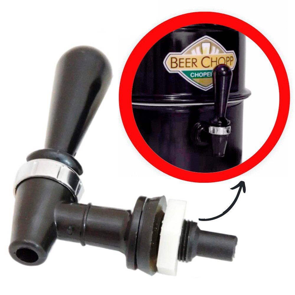 Chopeira Portátil a Gelo Beer Chopp 5,1 Litros - Preta | MadeiraMadeira