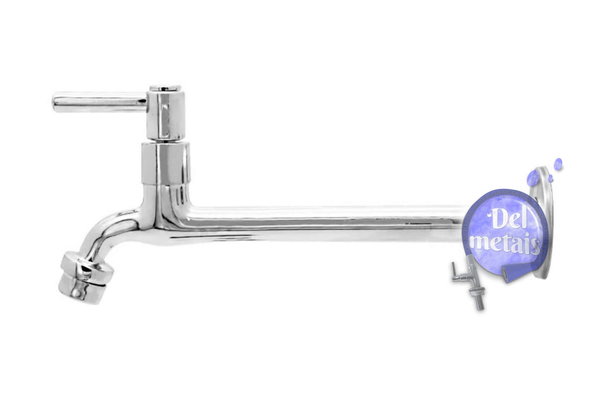 Torneira Tanque Jardim Coz. Parede Metal Arejador 1159 C-72 Del Metais ...