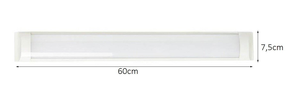 Luminária FIT LED 18W 6500K Bivolt | MadeiraMadeira
