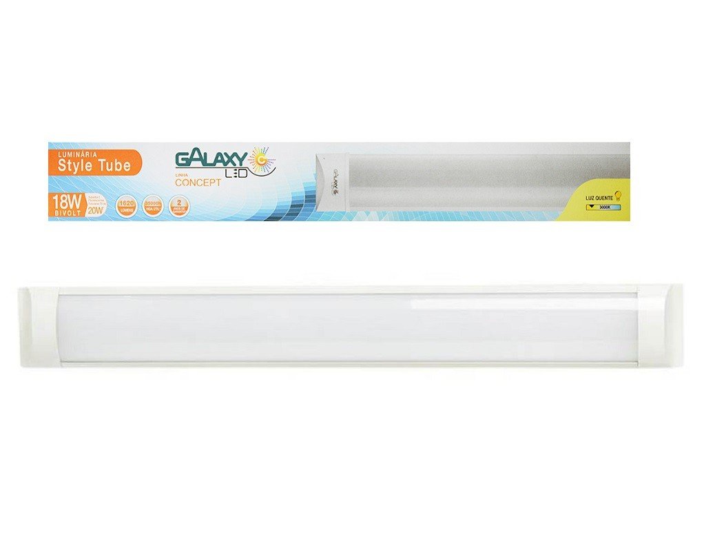 Luminária FIT LED 18W 6500K Bivolt | MadeiraMadeira