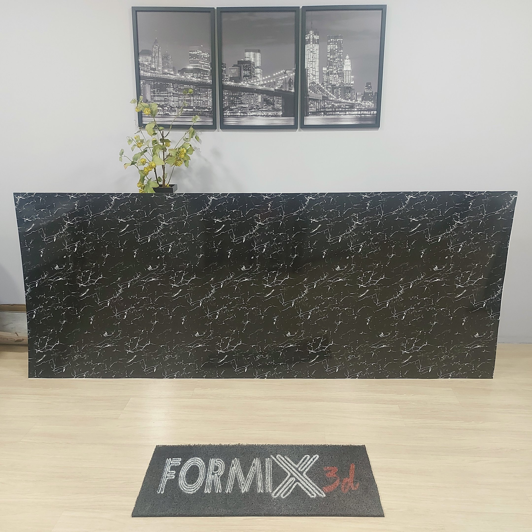 Revestimento em Placa Flexível Efeito Mármore Formix 3d (1 X 2,50m ...