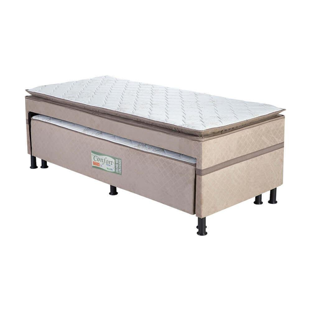 Colchobox Bicama de Solteiro 88cm Dcore Confort Unibox D28 com Pillow ...