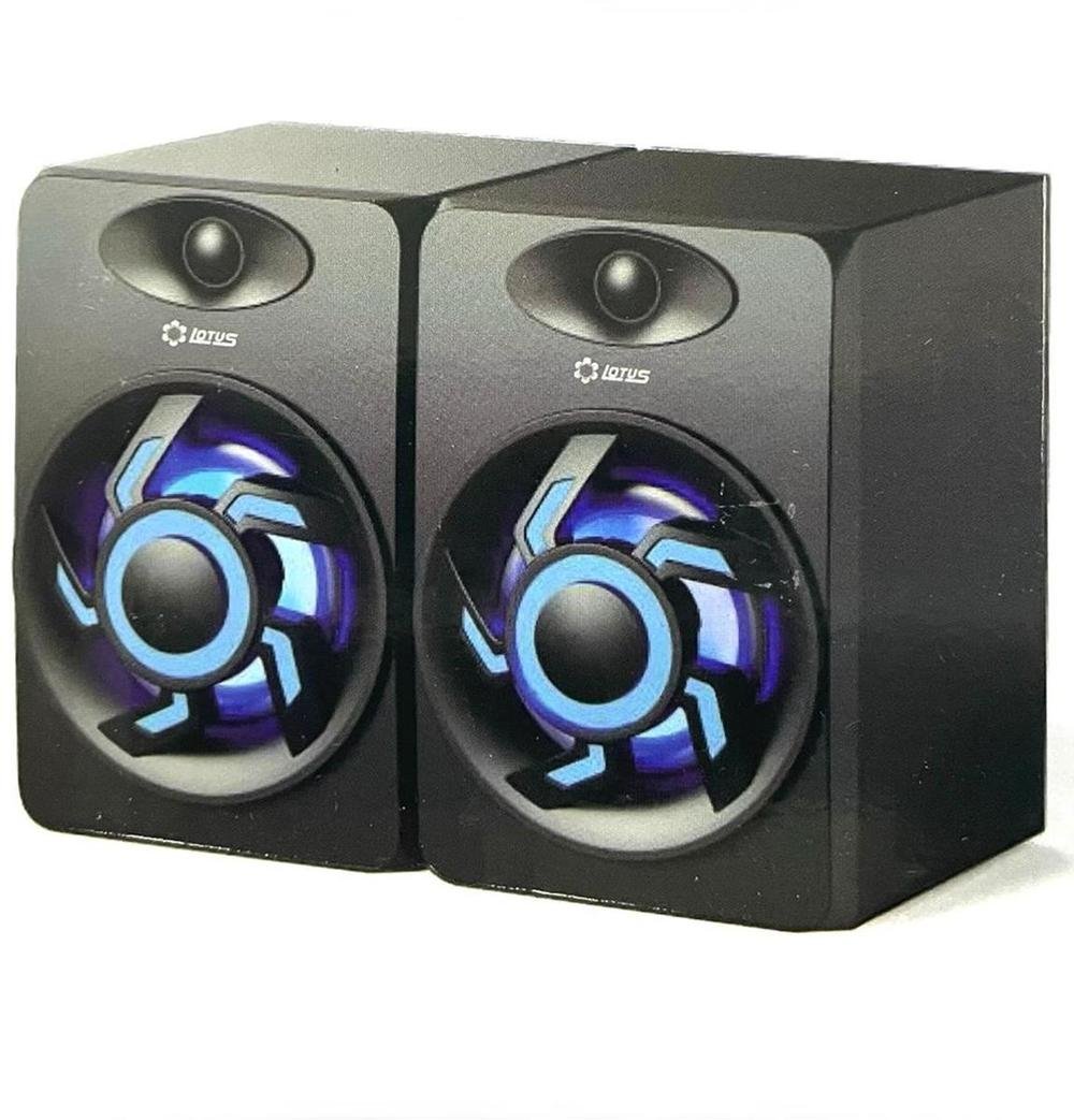 Caixa de Som Multimídia USB 10W c/ Led RGB Lotus LT-A224 M-4172 ...