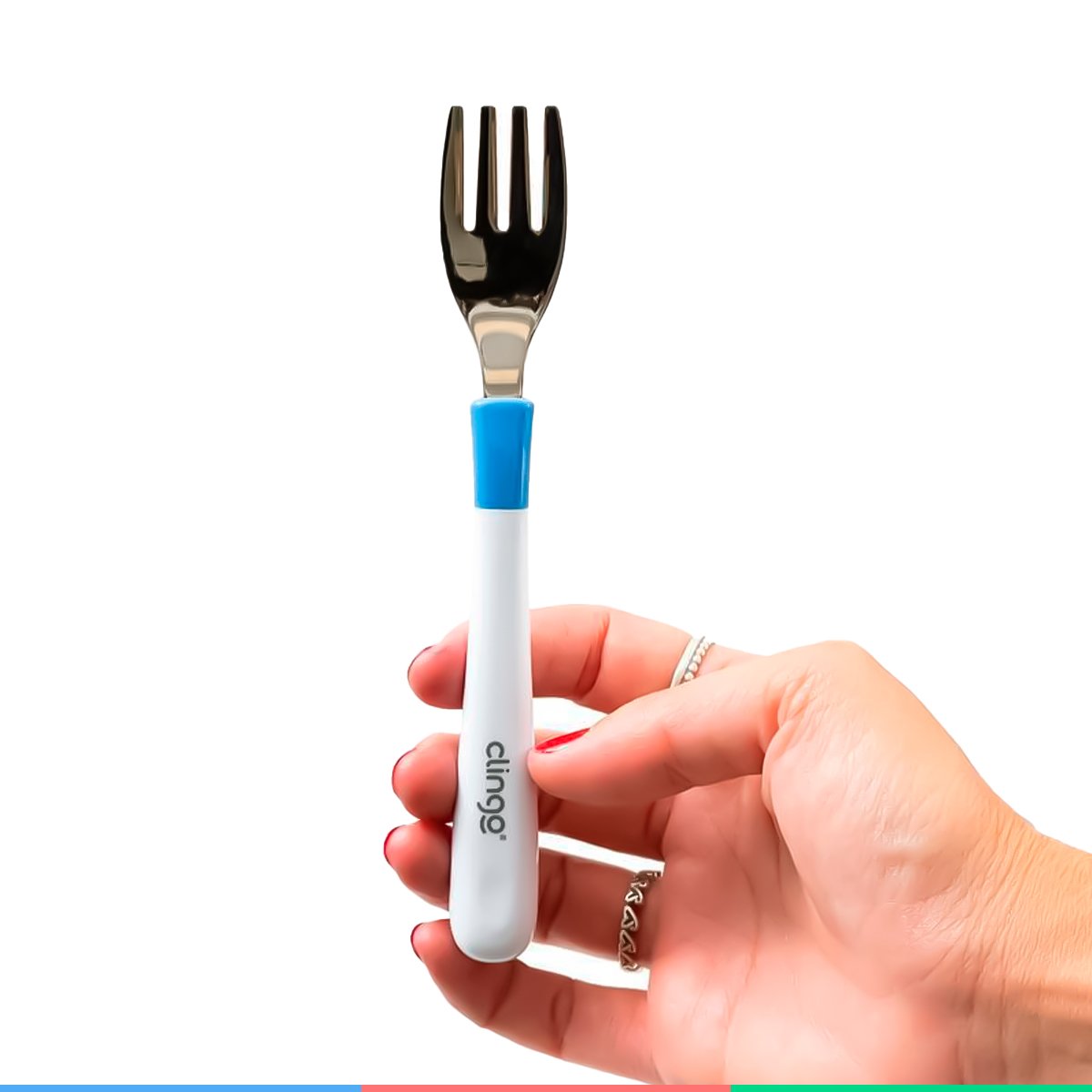 Kit Talheres Para Bebê Infantil Introdução Alimentar Anatômico Aço Inox ...