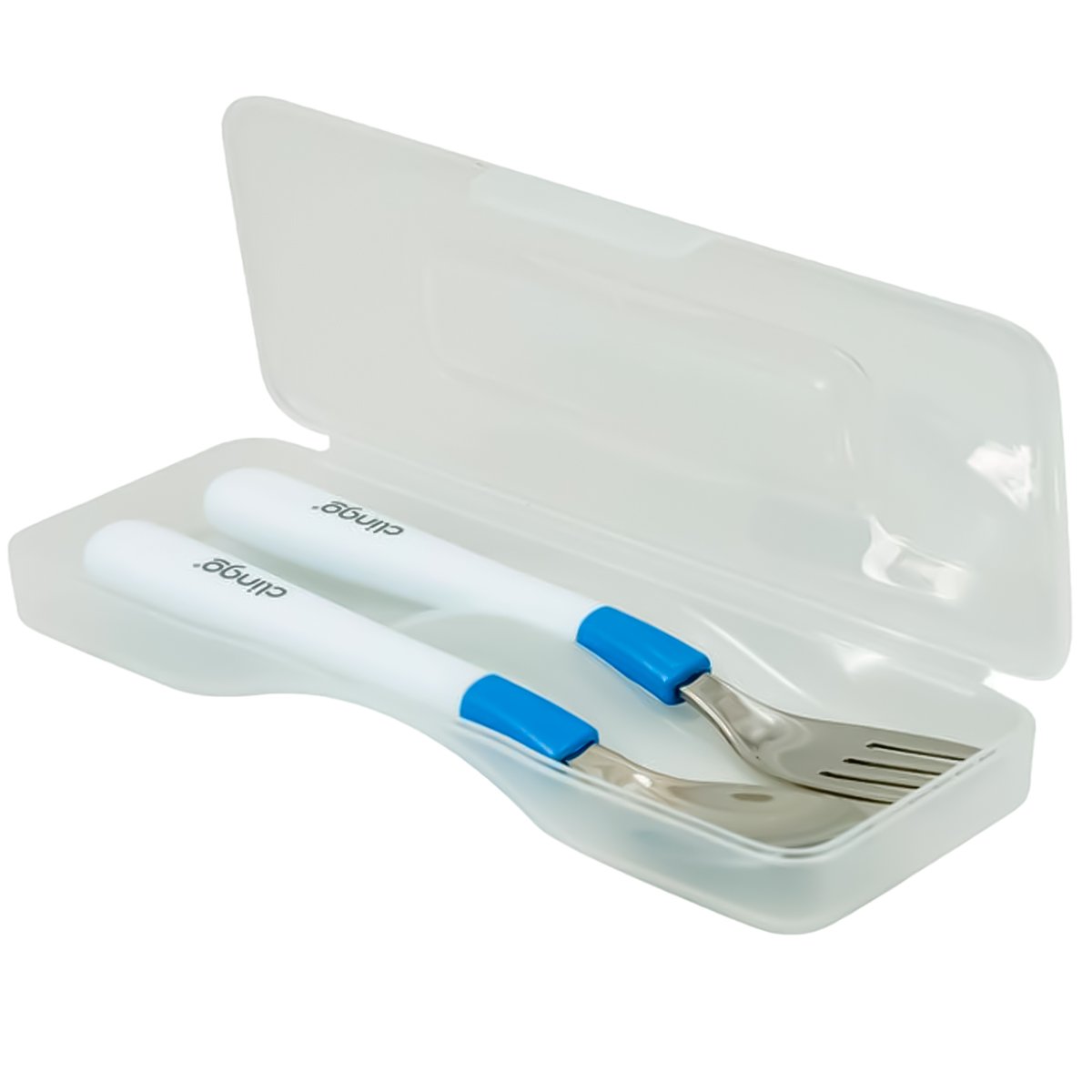 Kit Talheres Para Bebê Infantil Introdução Alimentar Anatômico Aço Inox ...