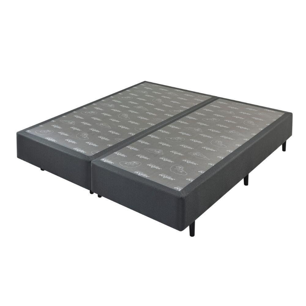 Base Box Ecoflex Dual Firming 0,79x1,98x0,25 Cinza | MadeiraMadeira