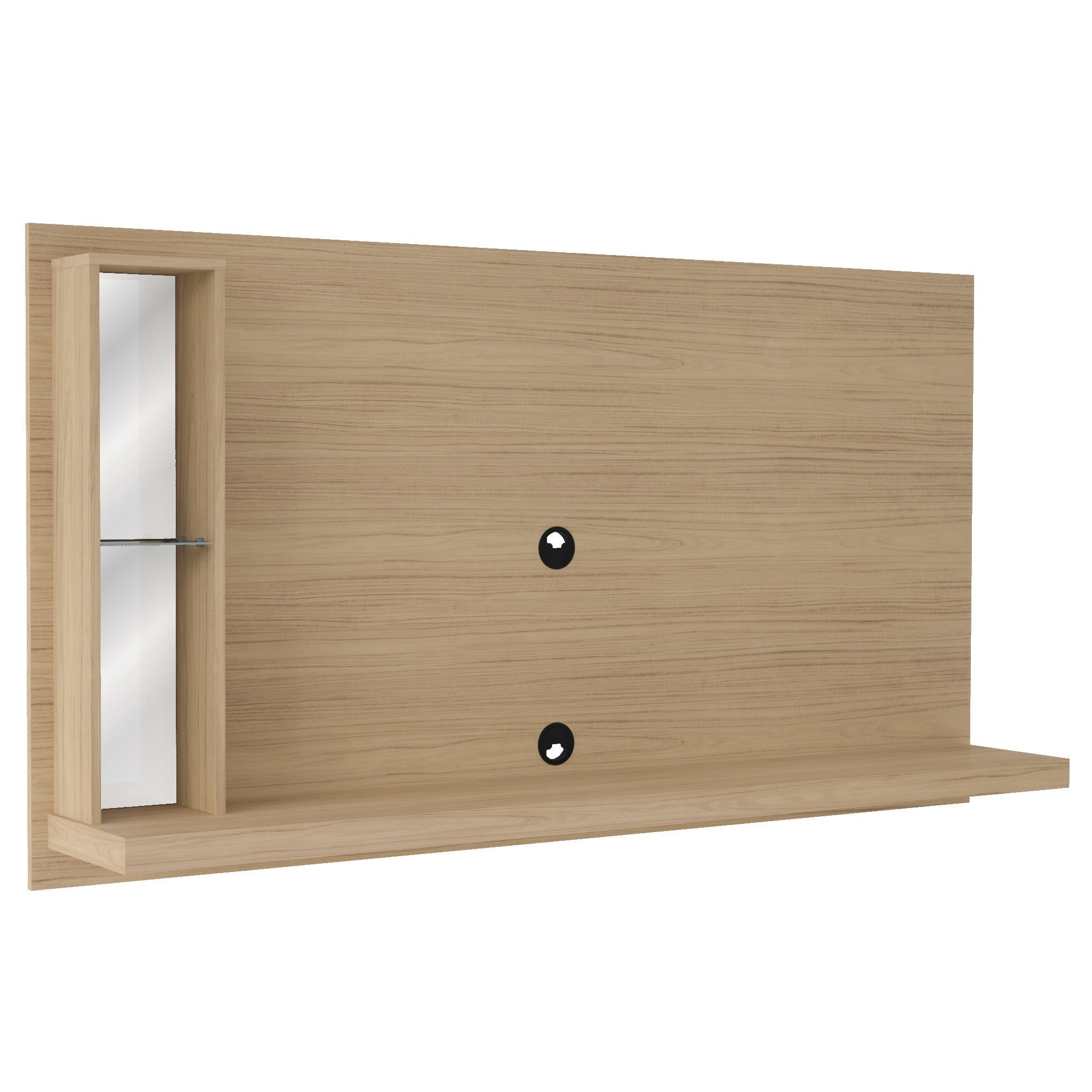 Painel para TV até 60 Polegadas 2 Nichos Espelhados 180cm Alaska Artely | MadeiraMadeira