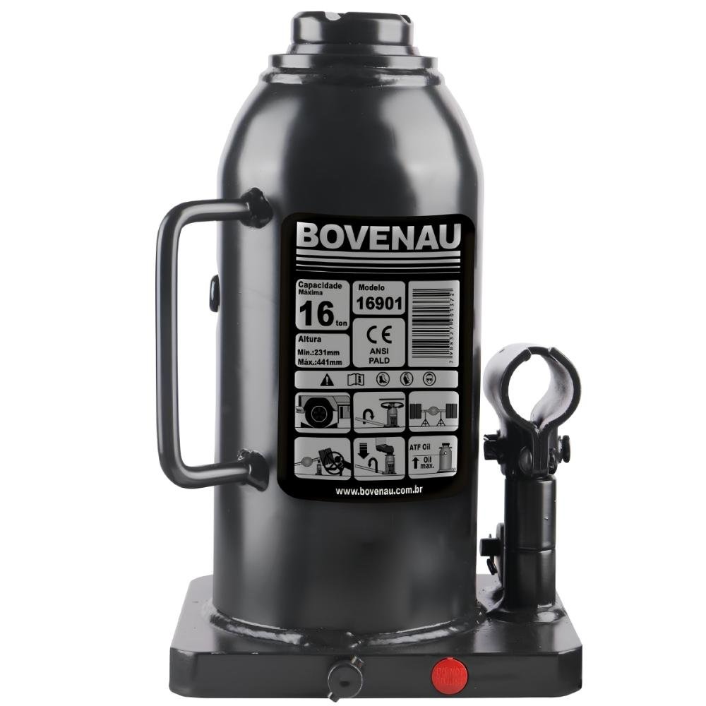 Macaco Garrafa Blindado 16 T Hidráulico 16901 Bovenau | MadeiraMadeira