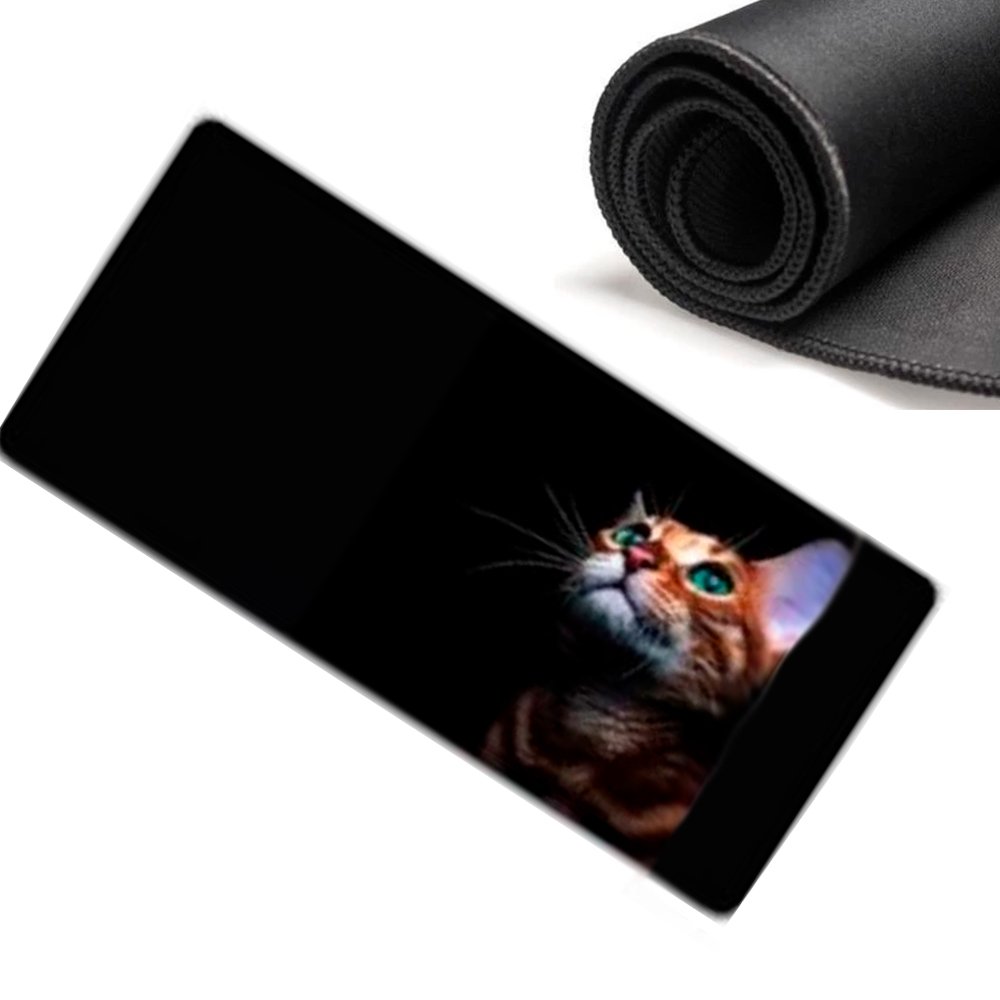 Mouse Pad Extra Grande Gamer Mp-7035c Gato | MadeiraMadeira