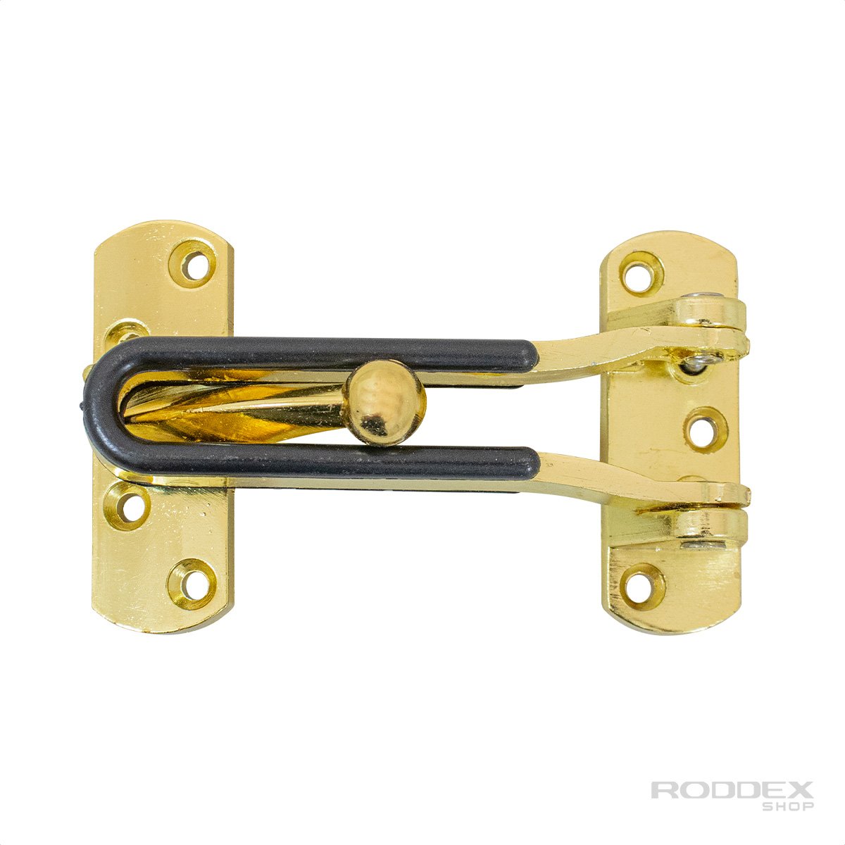 Fecho de Segurança Trifor para Porta em Aço Inox Dourado | MadeiraMadeira