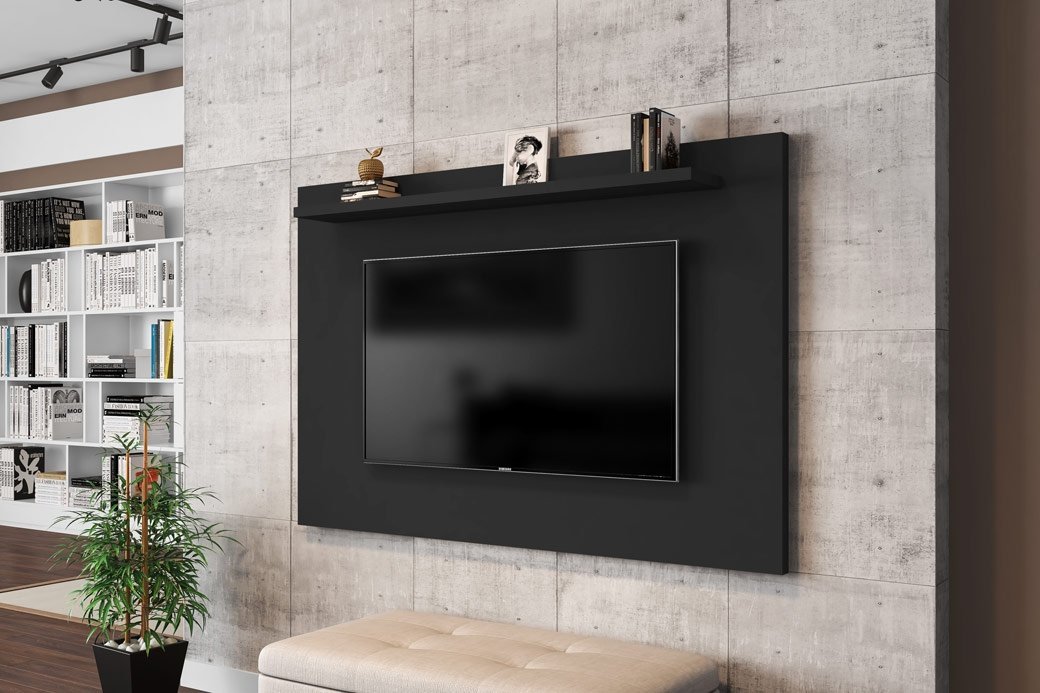 Painel Kenzo Preto Fosco | MadeiraMadeira