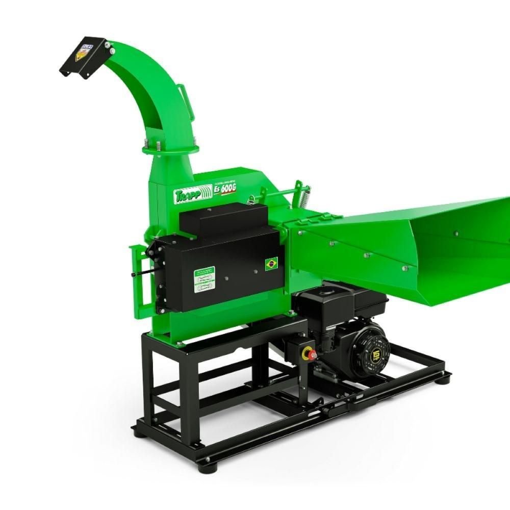 Ensiladeira com Base 15hp Motor À Gasolina Es-600g Nr-12 Trapp | MadeiraMadeira