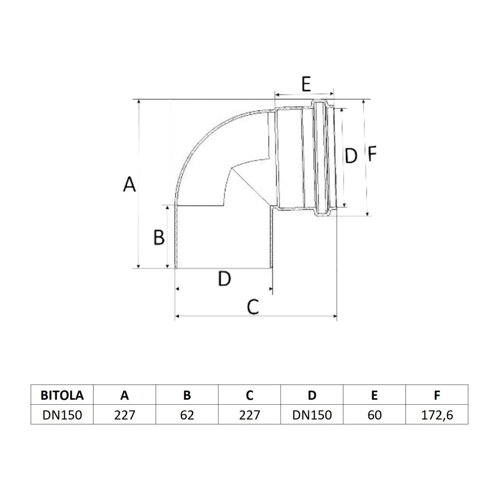 Joelho 90 Serie R Dn 150 Amanco Amanco Wavin 11388 | MadeiraMadeira