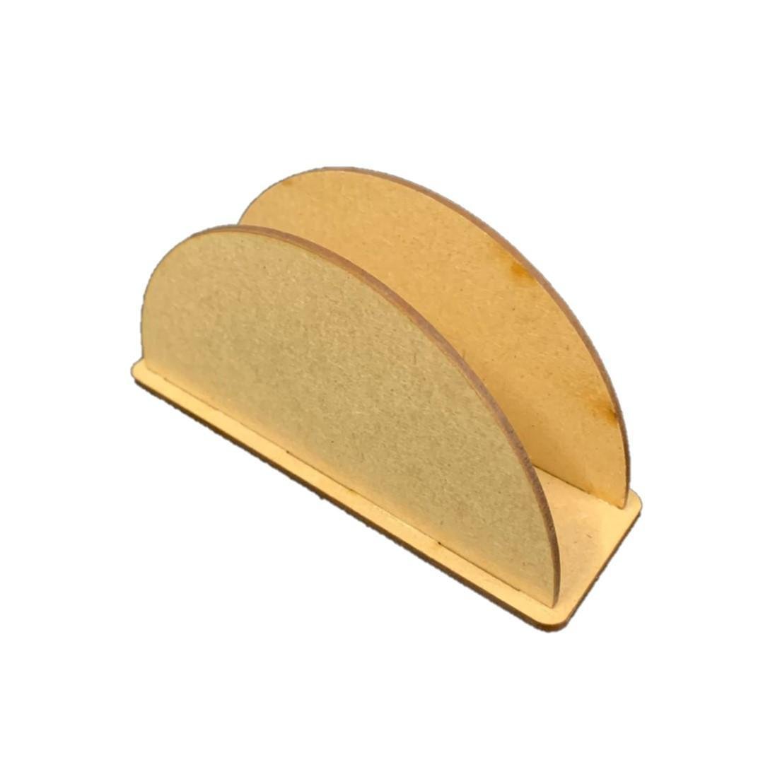 Porta Guardanapos Mdf Cru Restaurante Bar Multiuso 10 Peças ...