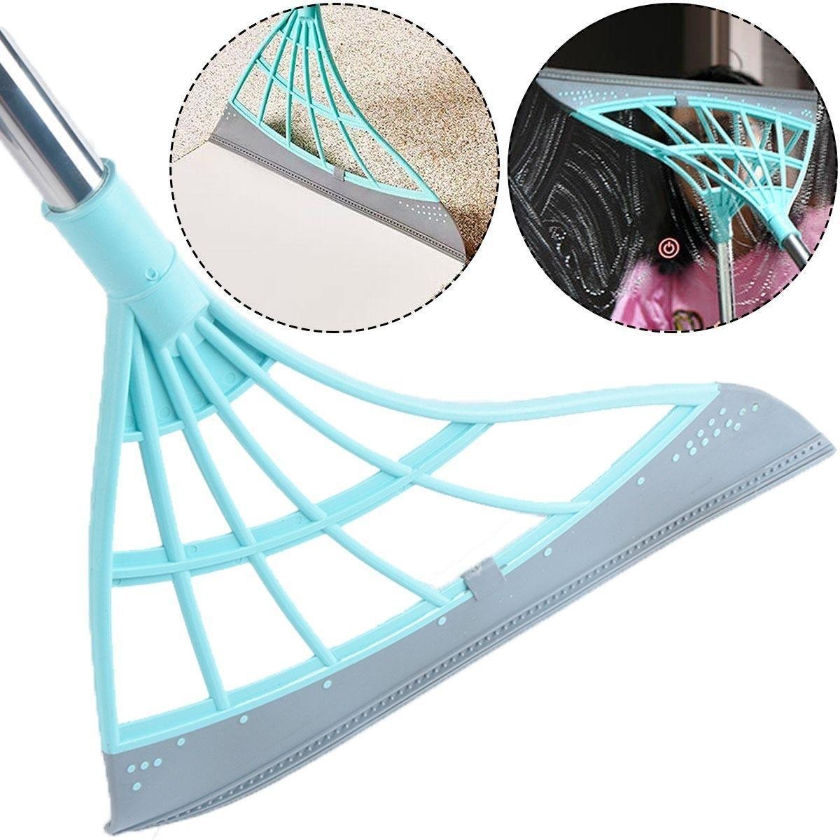 Vassoura Mágica Rodo Multiuso Tira Pelo Limpa Vidro Silicone ...