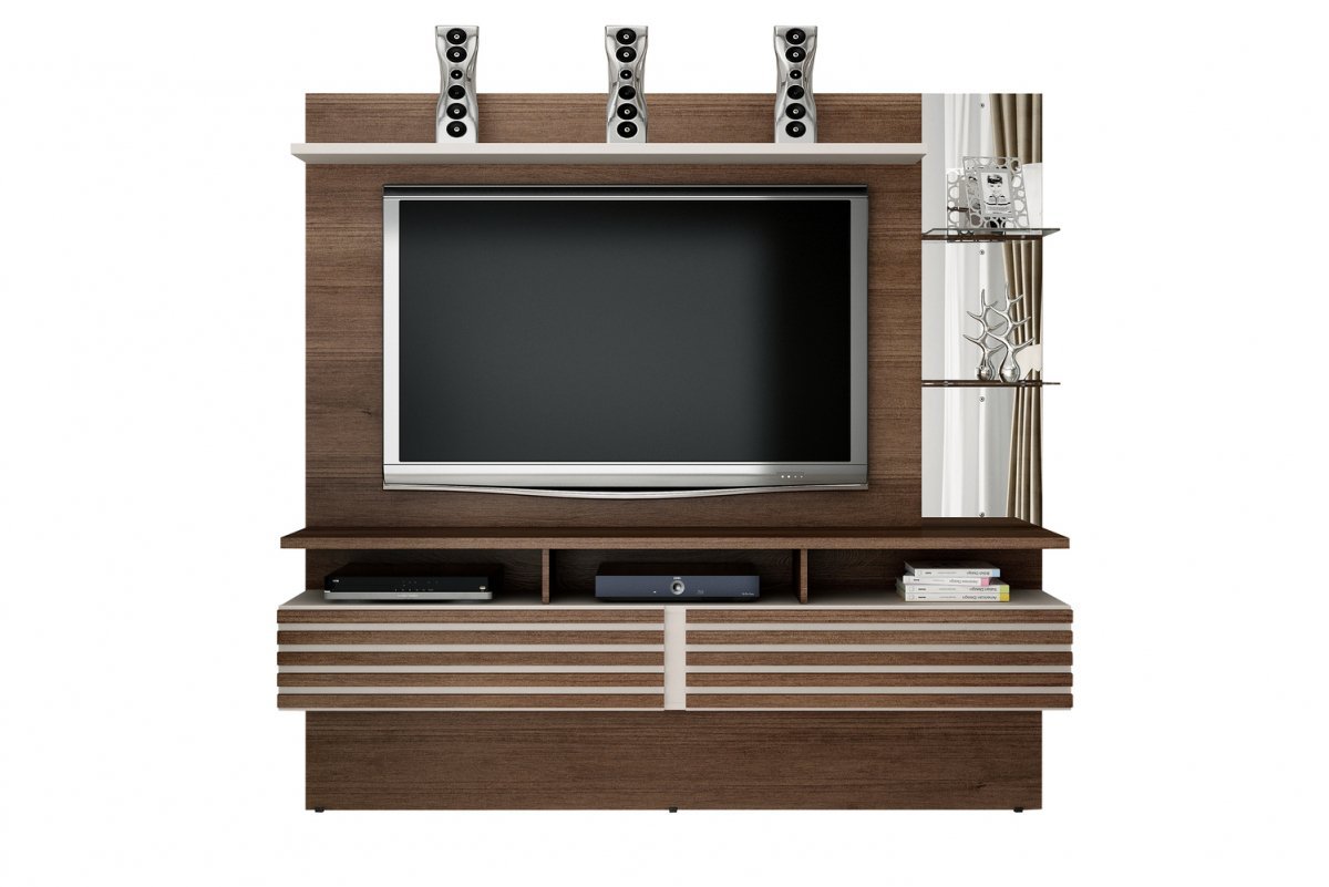 Home Suspenso Miami Para TVs de ate 65 Polegadas Valdemoveis Chocolate ...