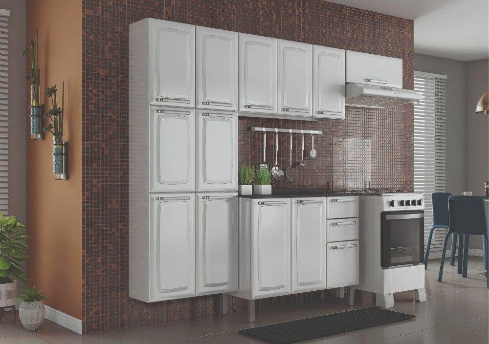 Cozinha Itatiaia Luce - 4 Peças Max - Branca | MadeiraMadeira