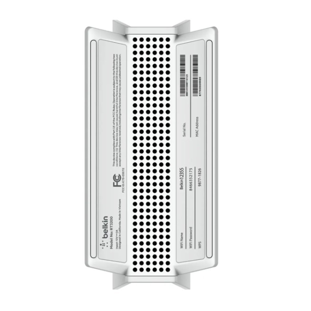 Roteador Wireless Dual Band 3200Mbps AX3200 Wifi 6 ?RT3200 Belkin ...