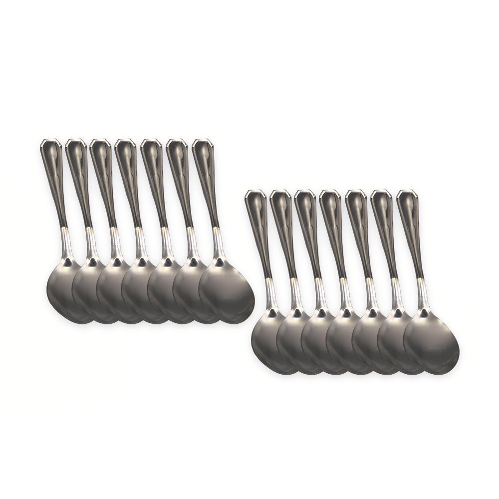 Kit de Colheres para Sobremesa Inox | MadeiraMadeira
