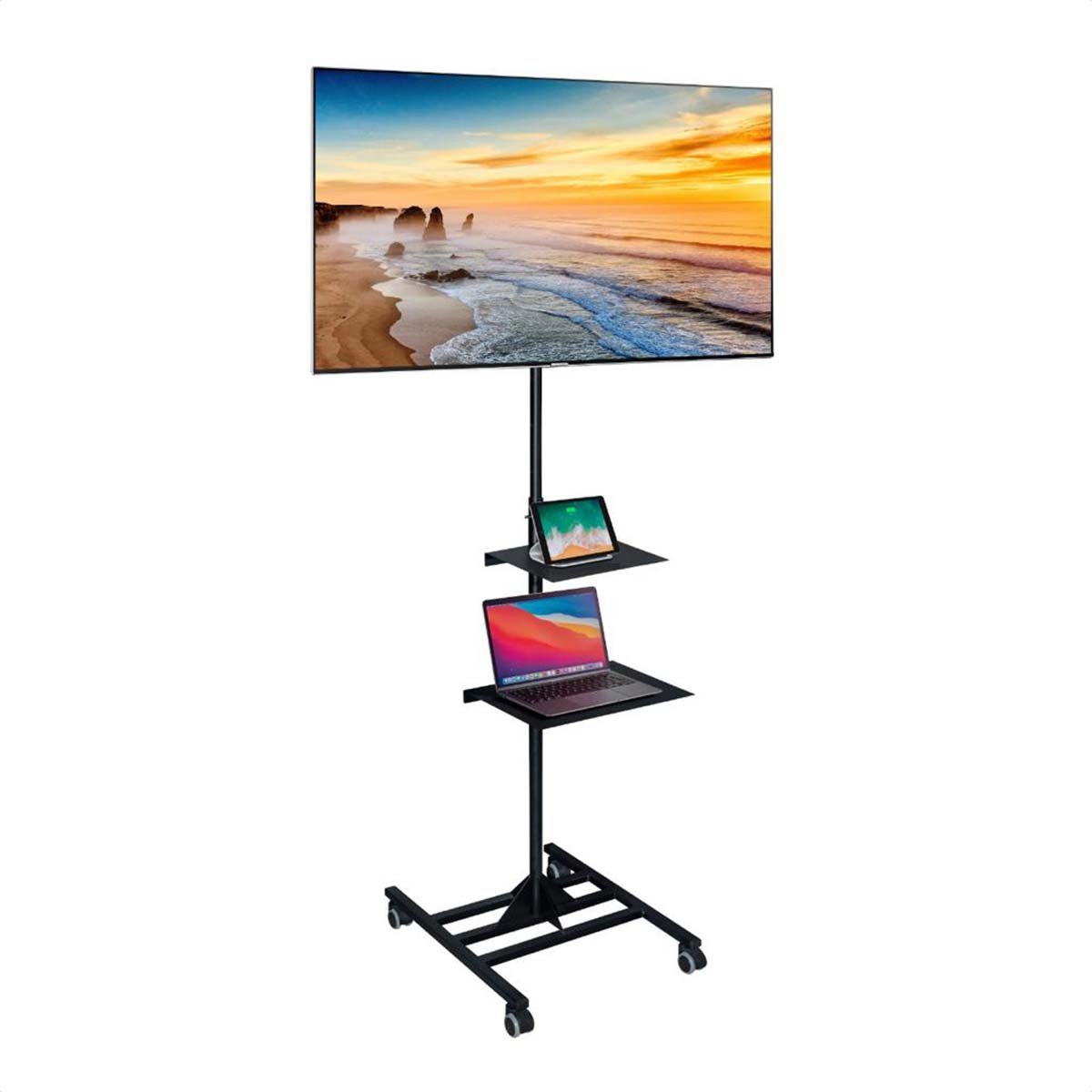 Suporte Pedestal Ajustável para TV ou Monitor | MadeiraMadeira