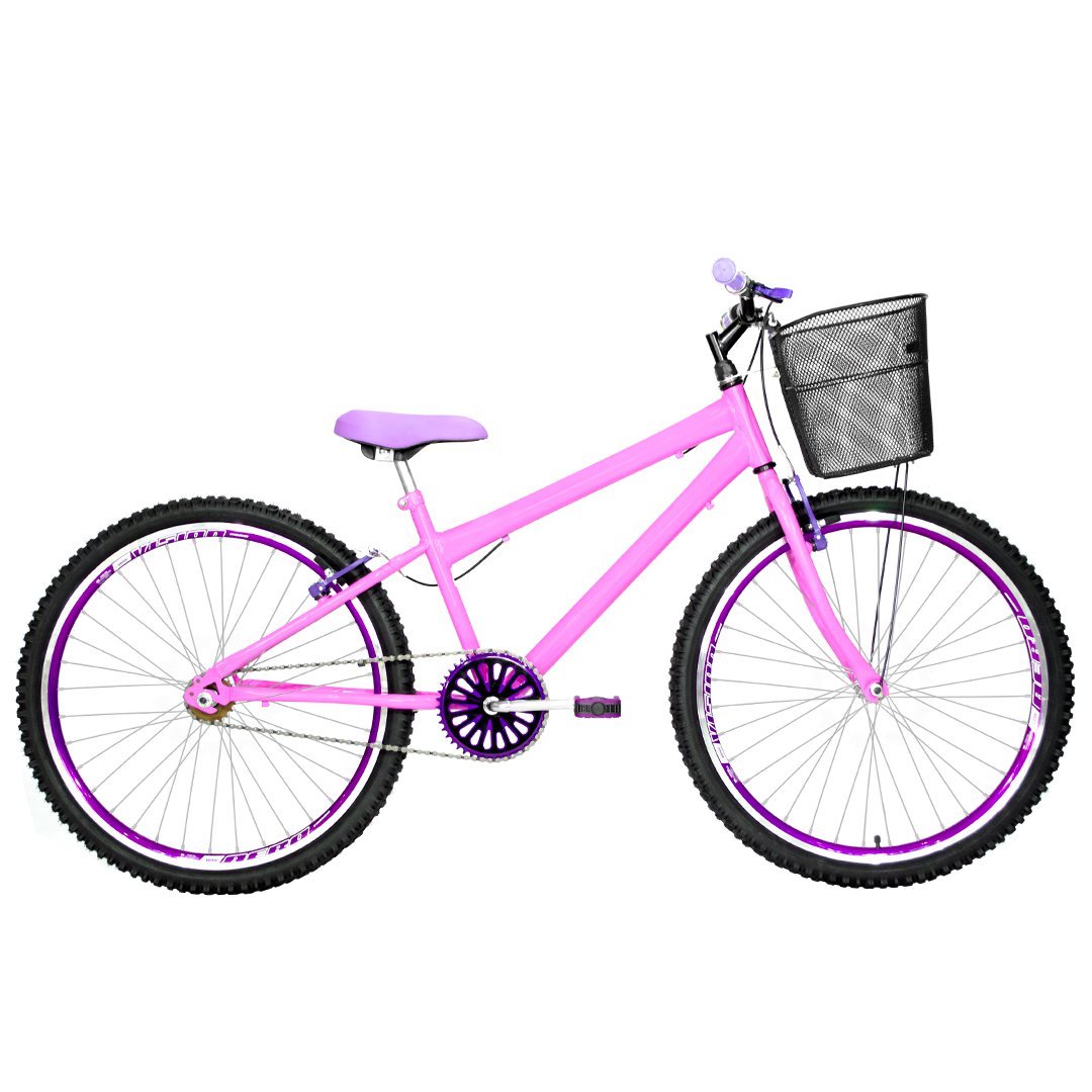 Bicicleta Feminina Aro 26 Rbx Aero FlexBikes Rosa e Violeta ...