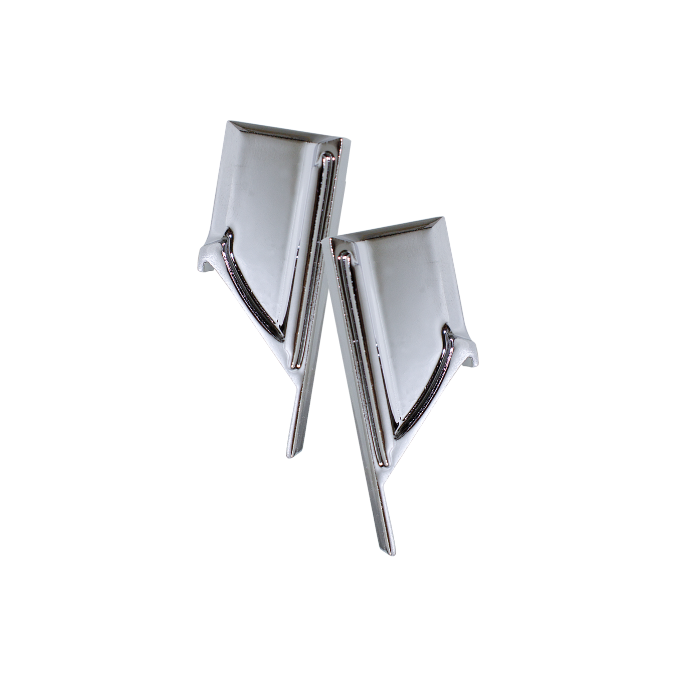 Ponteira Acabamento Cromado Perfil Rm-214 Embutir Rometal | MadeiraMadeira