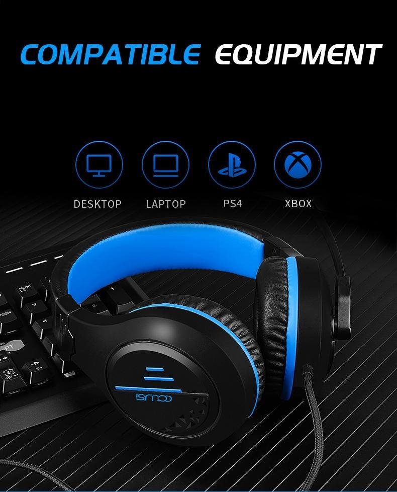 Fone Headset Game Cls-100 com Microfone e Leds Rgb - Colusi ...
