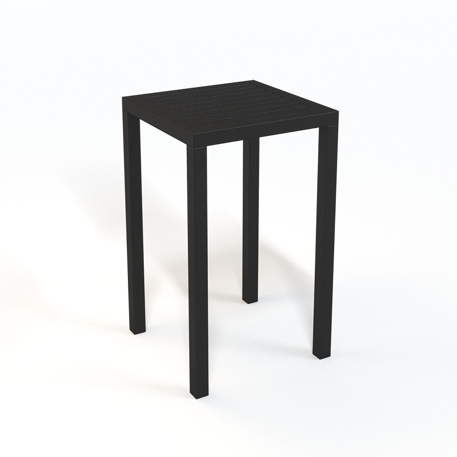 Mesa Bistrô Aparador Alumínio Bar Área Externa 60x60cm | MadeiraMadeira