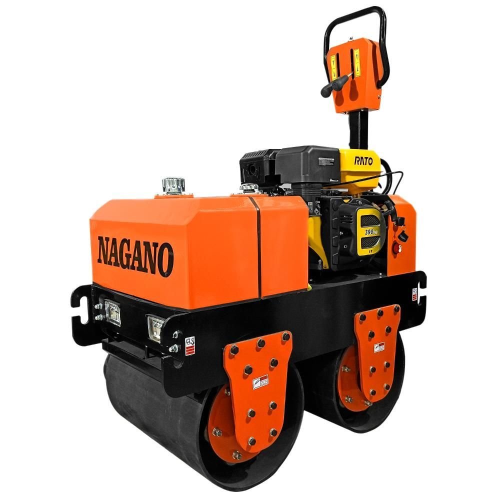 Rolo Compactador Liso Vibratório de Asfalto 580kg 13 Hp a Gasolina ...