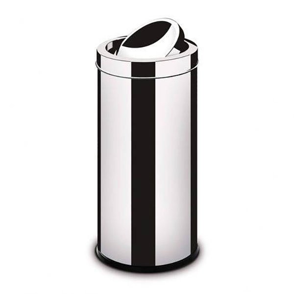 Lixeira Inox com Tampa Basculante Martinazzo 6 3 Litros | MadeiraMadeira