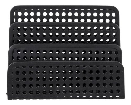 Porta Documentos De Mesa - Importado - Metal Preto - Oikos | MadeiraMadeira