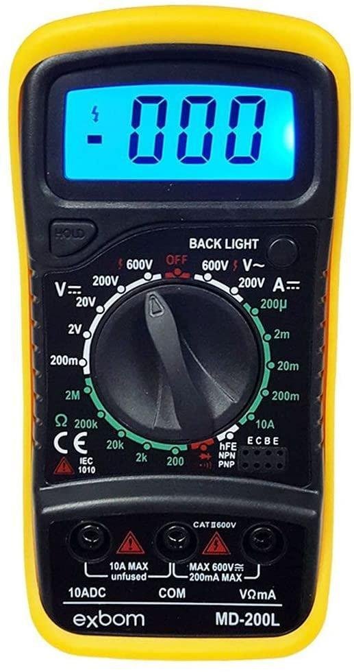 Multímetro Digital com Display Xl830l | MadeiraMadeira
