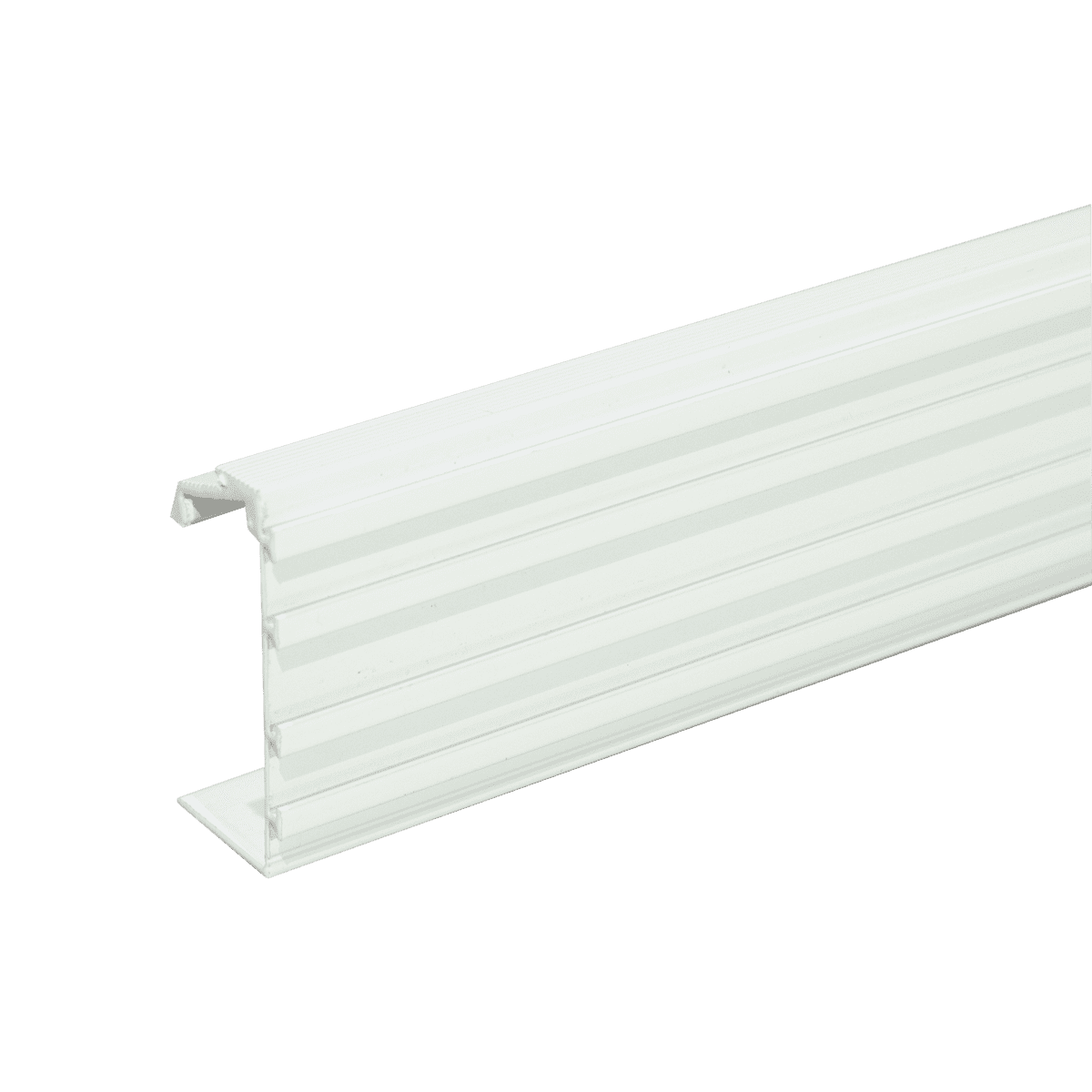 Rodapé Invertido Inclinado Arkas em Aluminio com Aba para LED 50mm x ...