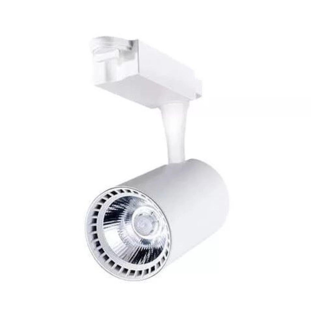 SPOT AMERICA LIGHT P TRILHO LED COB 10W BI-VOLT 4000K BC | MadeiraMadeira