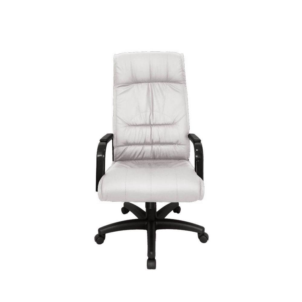 Cadeira Presidente para Escritório Linha Itália Branco | MadeiraMadeira