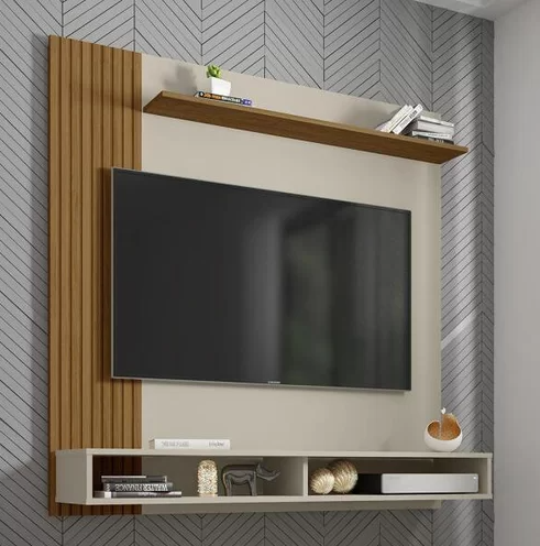 PAINEL PARA TVS DE ATÉ 55 POLEGADAS OSLO OFF/CIN/RIP | MadeiraMadeira